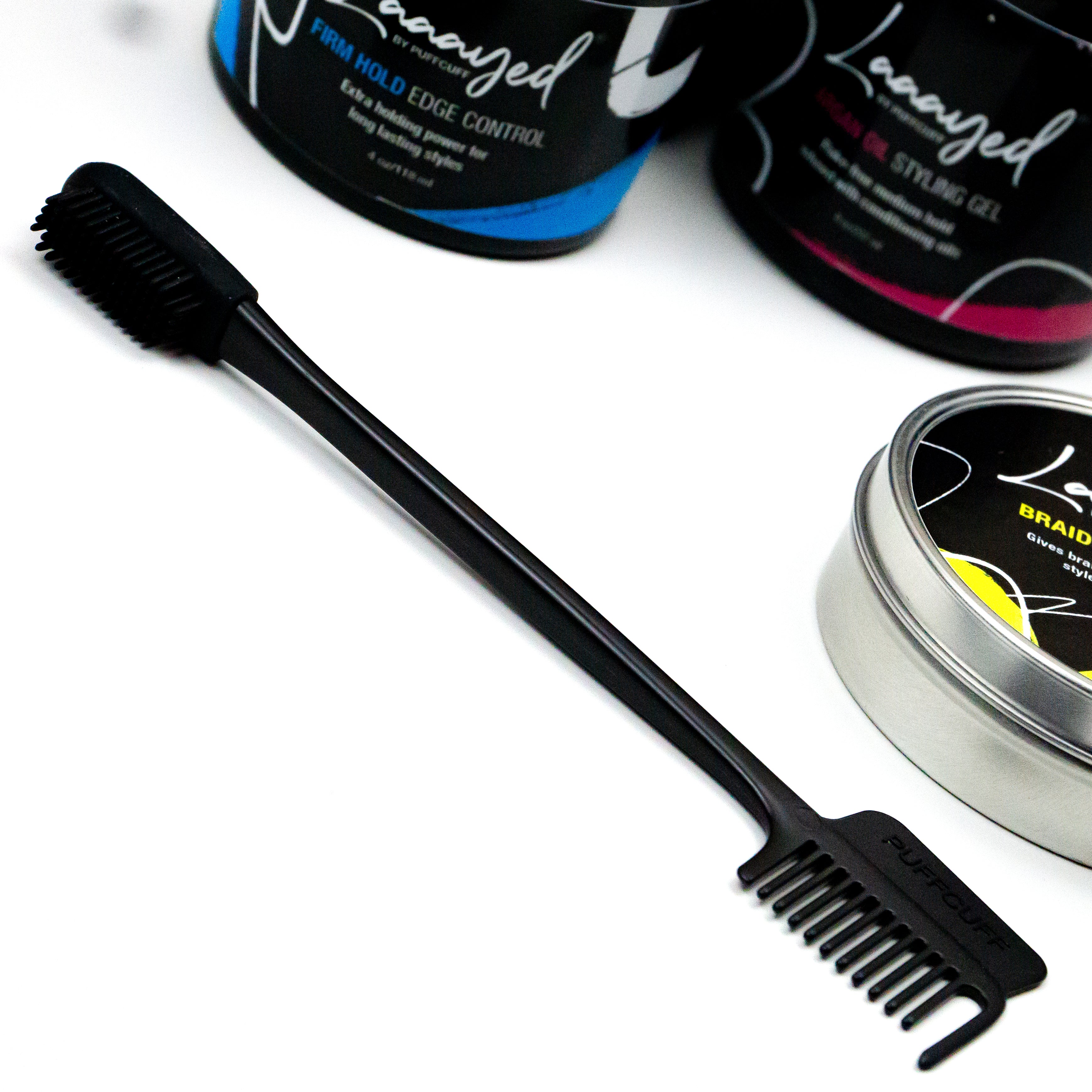 EdgeMaster® 3-in-1 Styling Tool – Silicone Edge Brush & Parting Comb ...